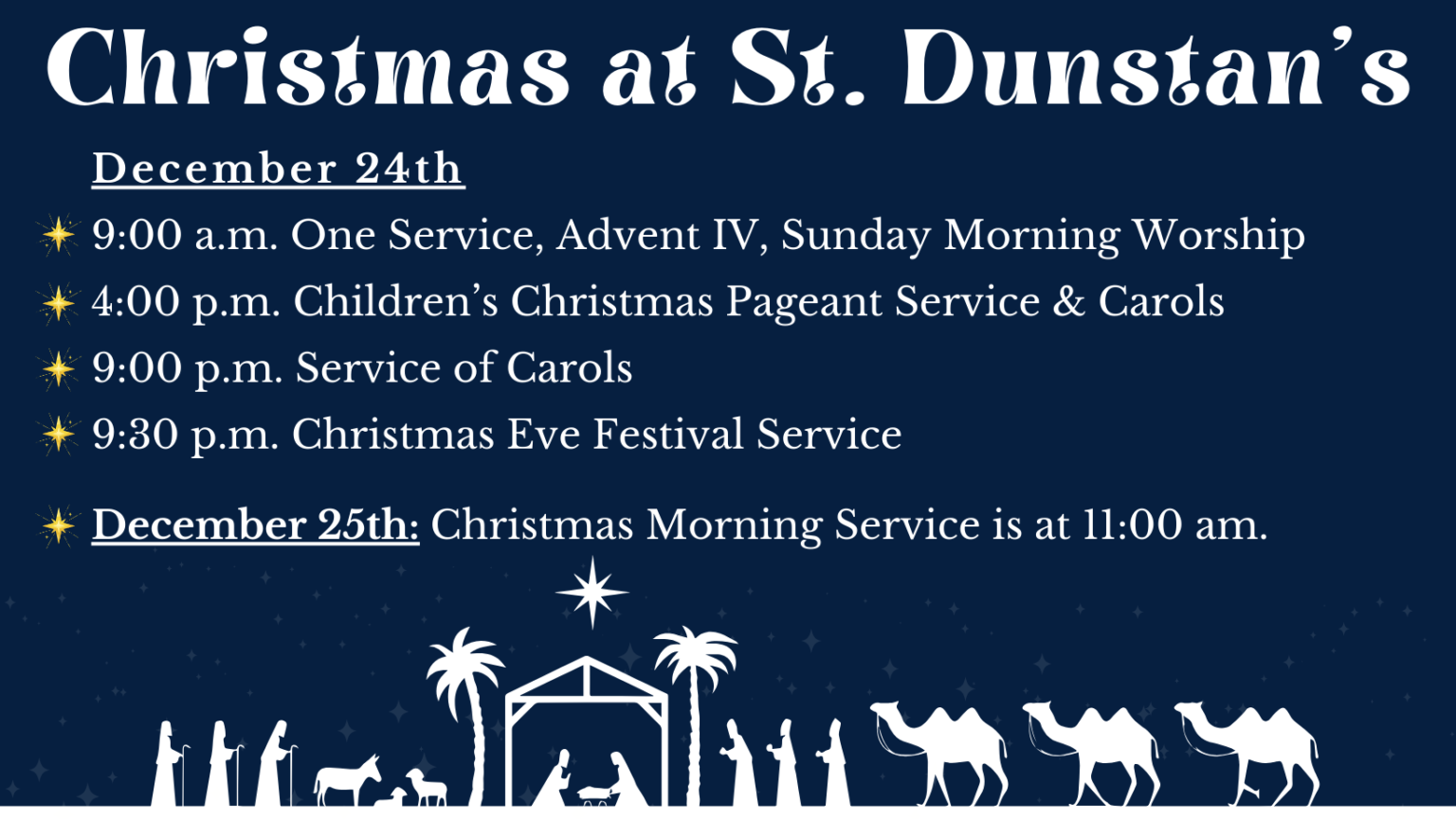 Home Page - St. Dunstan's Episcopal Church